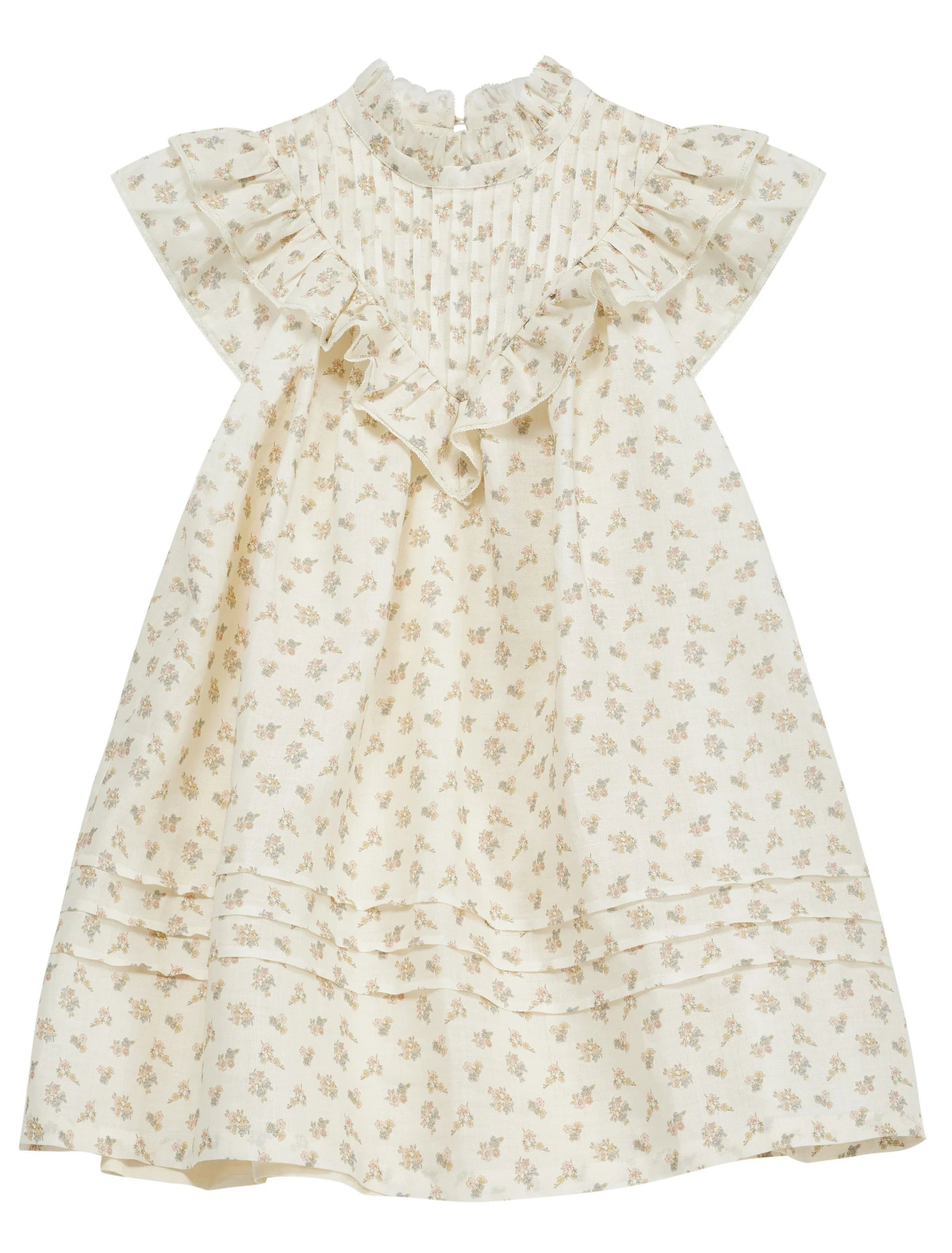 C'era Una Volta Sandra Dress Cream Flower | Sugar and Spice Children's ...